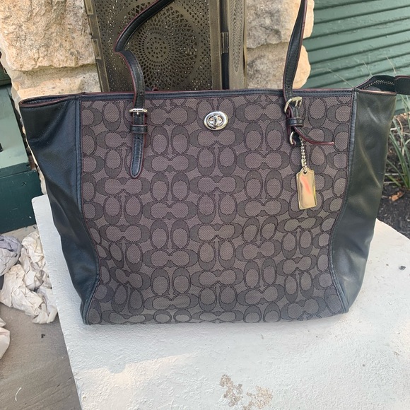 Coach | Bags | Coach Monogram Canvas Tote | Poshmark